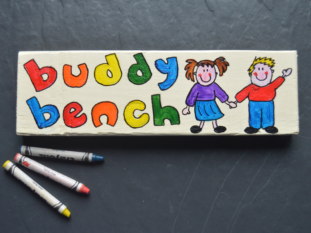 Buddy Bench Sign – Signs By Natalie