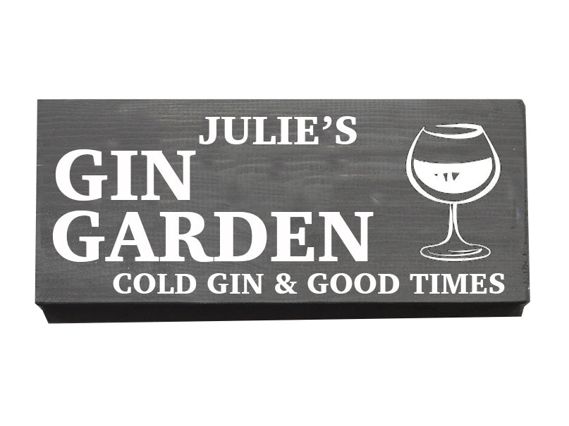 Gin Garden Sign – Signs By Natalie